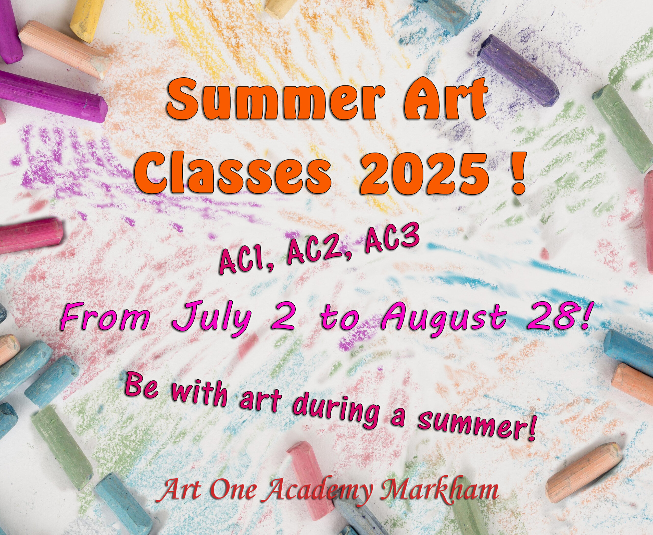 Summer Art Classes 2025 at Art One Academy Markham! | Art One Academy