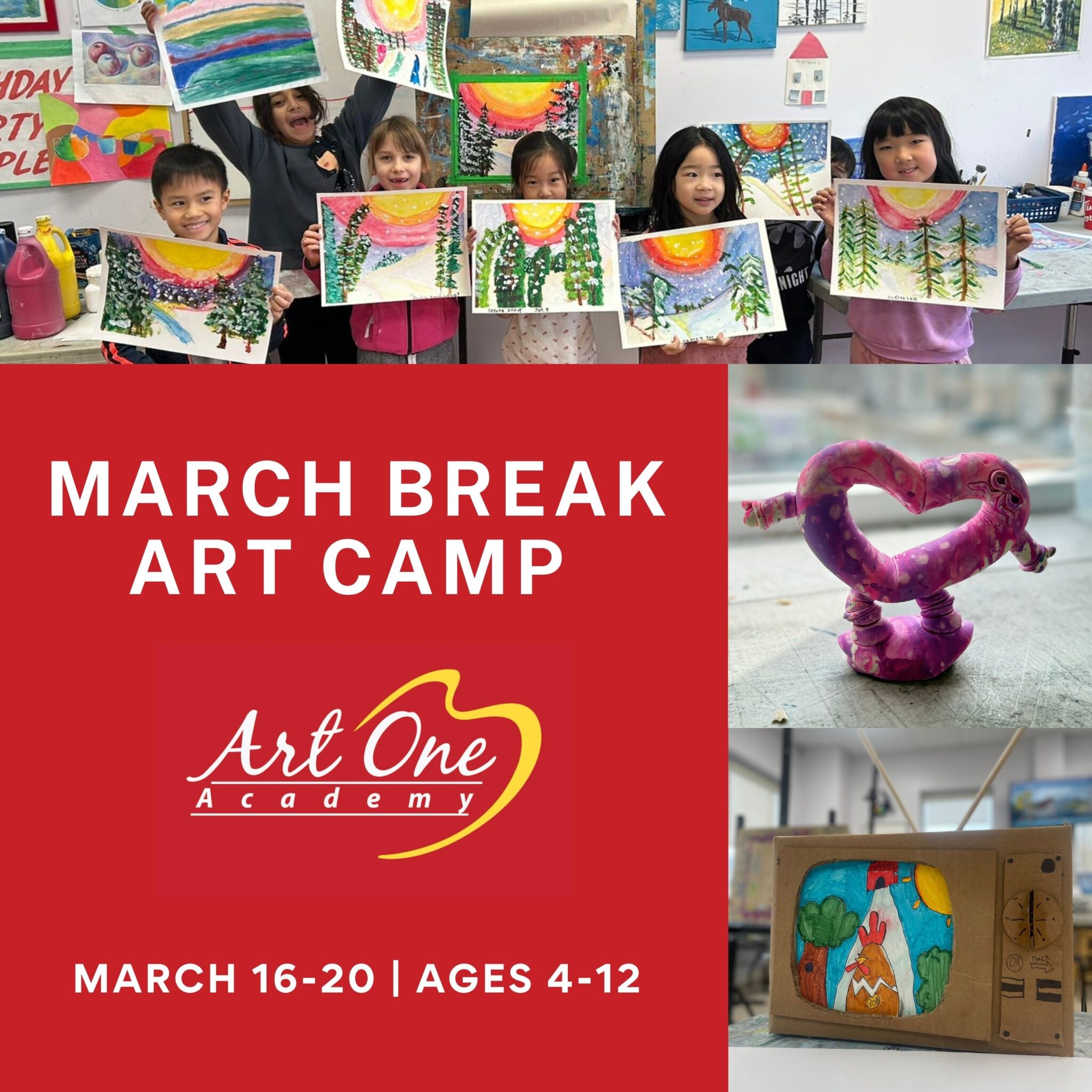 March Break Art Camp in Richmond Hill | Art One Academy